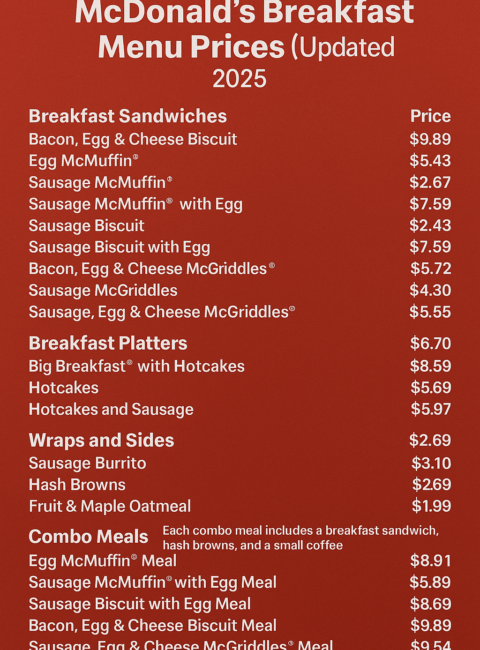 Hardee’s Breakfast Menu Prices (Updated 2025) – Price of Menu | Restaurant Menu Prices & Dining ...