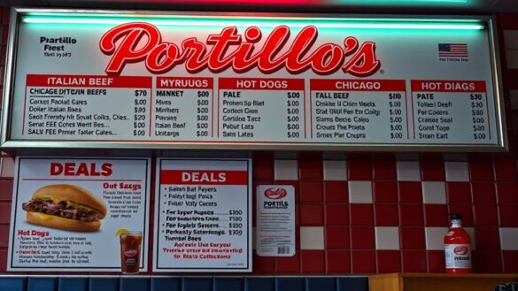 Portillo’s Menu With Prices: Complete Chicago Italian Beef, Hot Dogs ...